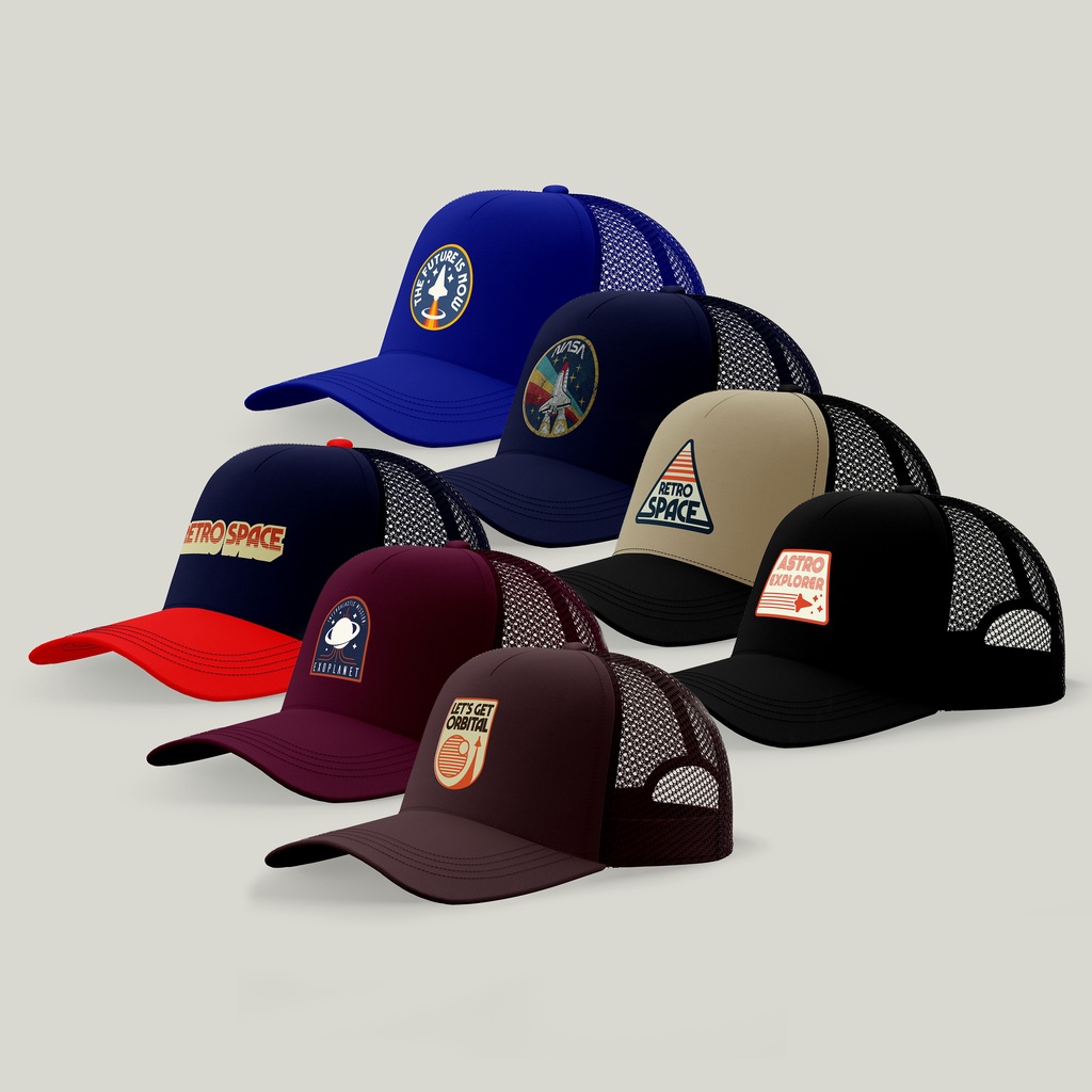 Trucker Space (Earloop)S Series | Factory Outlet Clothing Net Hat ...