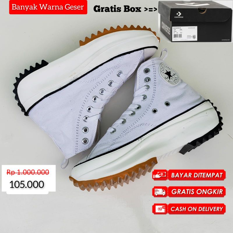 Converse Run Star Shoes All Star Premium Shoes | Shopee Philippines