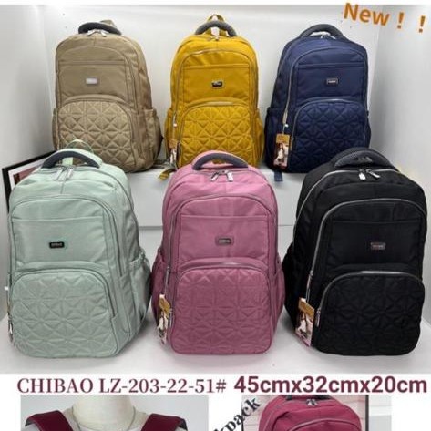 NEW IMPORTED CHIBAO WOMEN'S BACKPACK LZ 203-22-51 JUMBO - CREAM ELEGANT ...