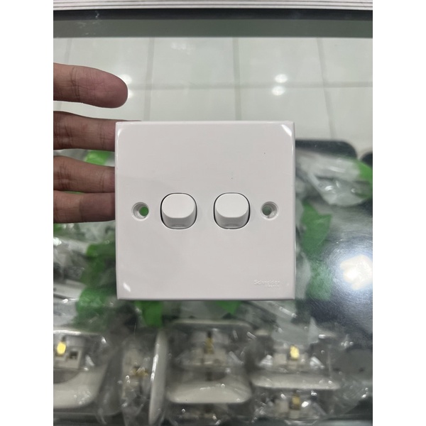 Schneider 2-GANG Switch CLIPSAL MODEL SCHNEIDER CLASSIC | Shopee ...