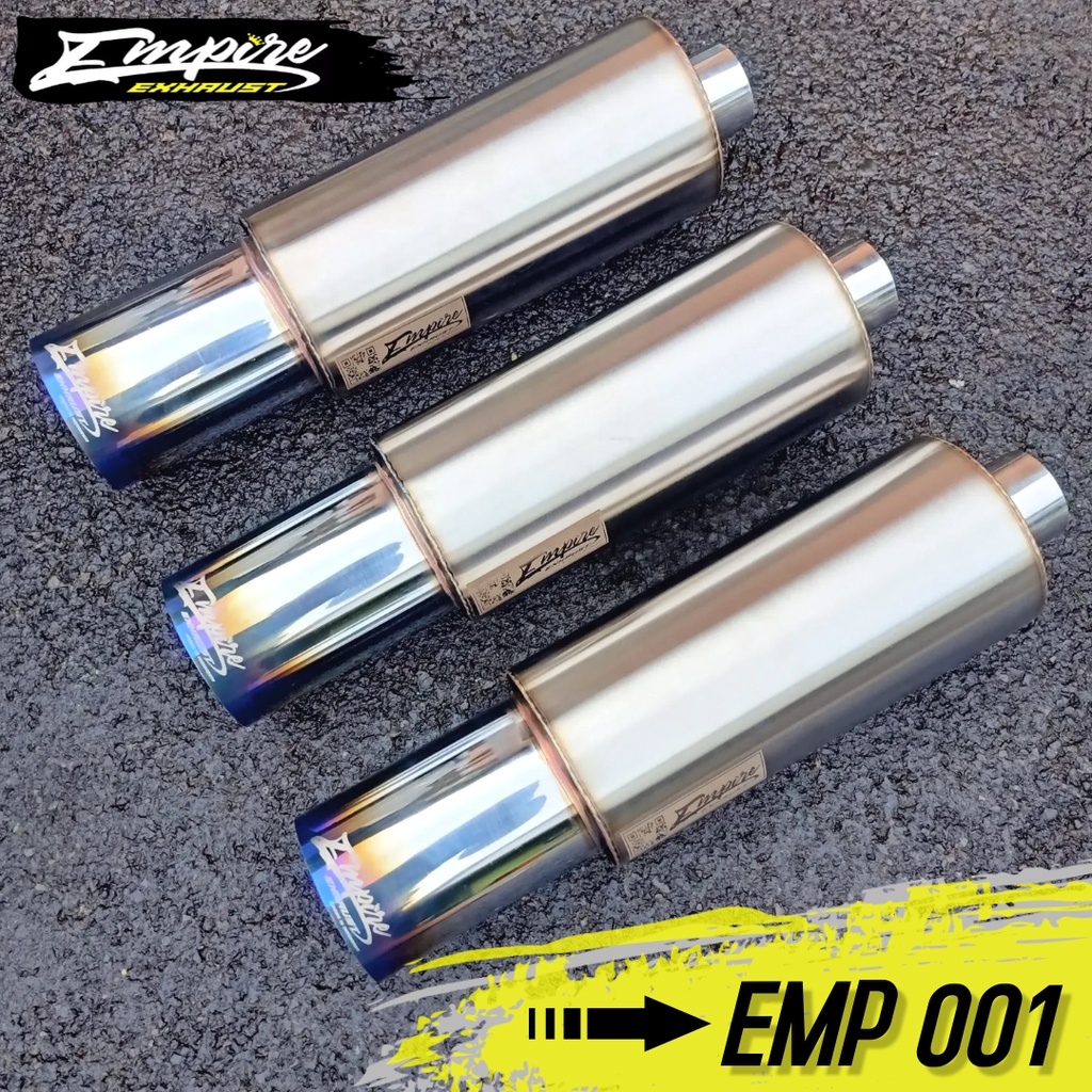 Emp001 Racing Car Exhaust Full Bass Muffler Stainless Empire Exhaust ...