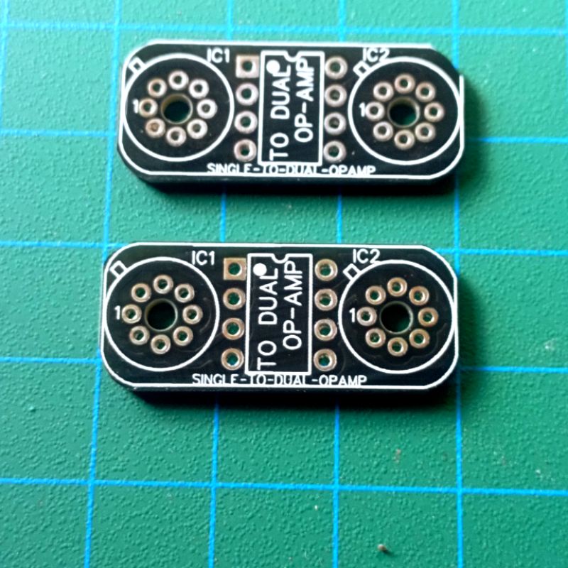 T-audio PCB Adapter Single to Dual opamp V3 Metal Can TO99 to DIP IC ...