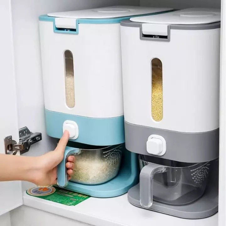 Automatic Rice Dispenser 12kg Rice Box | Shopee Philippines