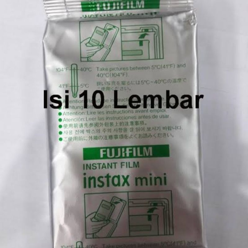 Fujifilm Instax Mini Refill Paper White Plain White contents 10 for ...