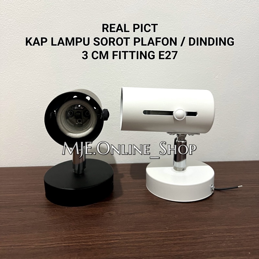 Fitting SPOTLIGHT SHADE E27 3 CM CEILING / SPOTLIGHT E27 3 CM | Shopee ...