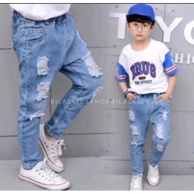 NEW ARIVAL!!Imported ripped jeans trousers for boys aged 1-13 with the ...