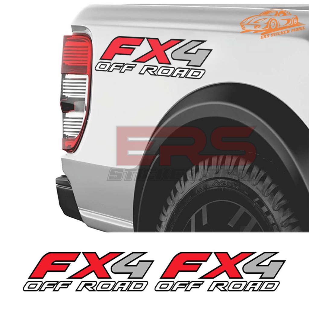 2pcs FX4 Off-Road Car Sticker For Ford Ranger Raptor F150 Mitsubishi ...