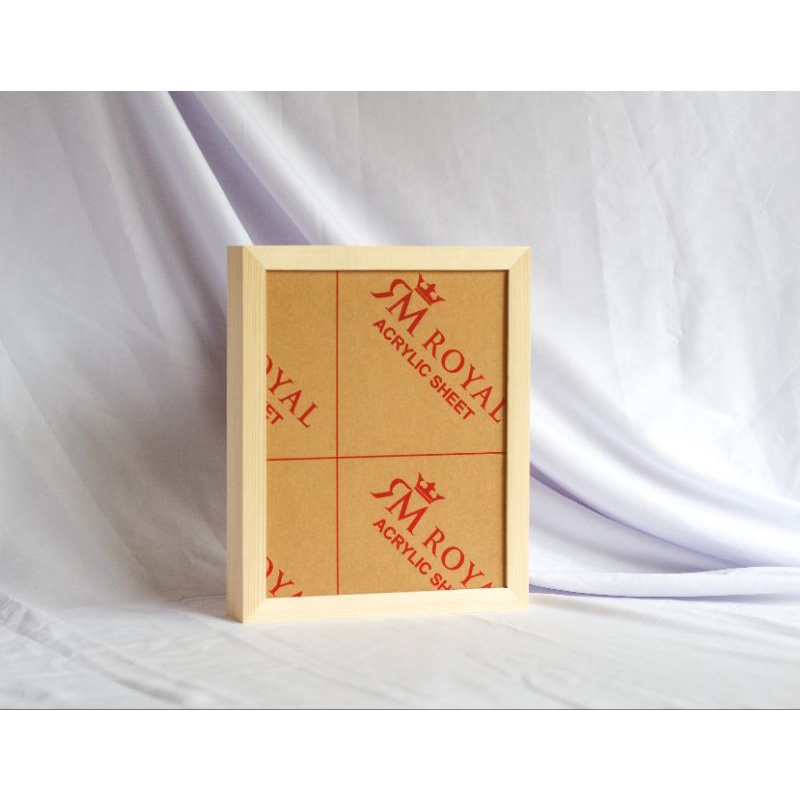 KAYU Dowry Frame Frame 3D wooden Frame 10R (25x30) with acrylic glass ...