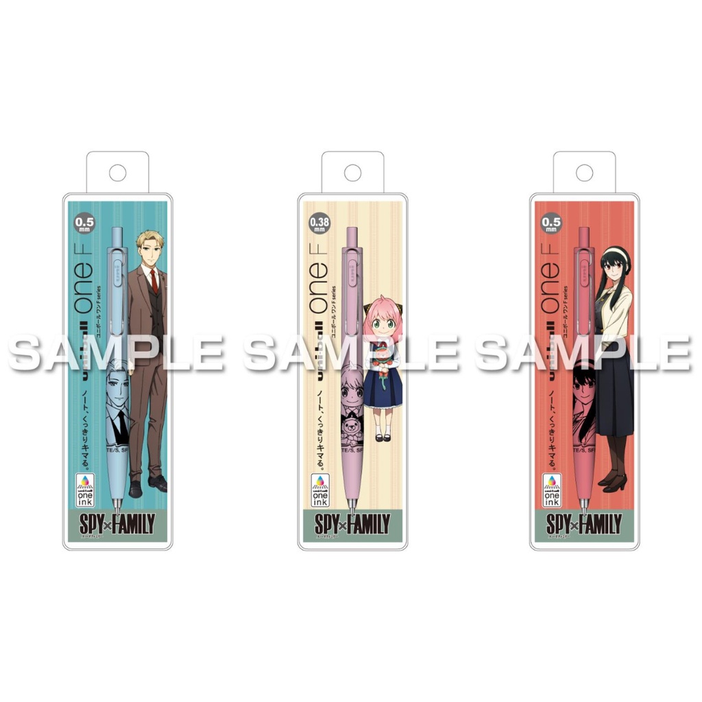 Uniball One Feel Spy x Family Loid Forger Yor Forger Anya Forger Gel ...