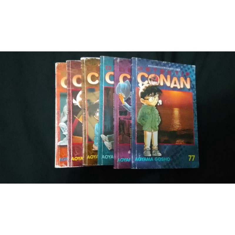 Comic Detective Conan Set 77-82 (used, original) | Shopee Philippines