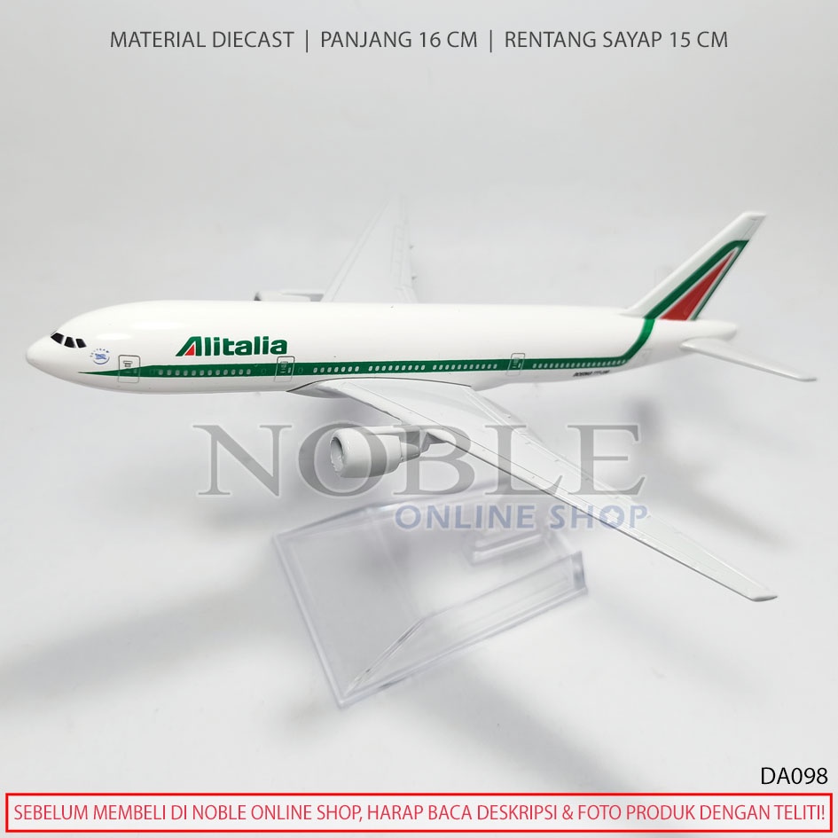 Alitalia AIRPLANE AIRCRAFT AIRCRAFT MINIATURE MODELS DIECAST TOYS ...