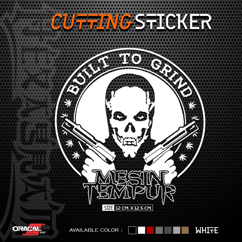 MESIN Cutting Machine Combat Sticker Built to Grind | Built to Grind ...