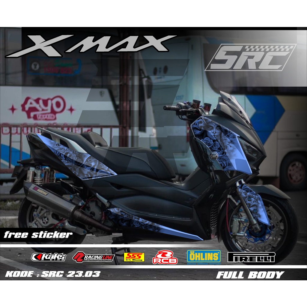 Decal Sticker XMAX Full Body grapis Sticker Decal XMAX limited Edition ...
