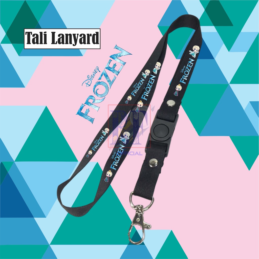 GANTUNGAN Frozen CARTOON DISNEY ELSA ANNA OLAF LANYARD ROPE KEYCHAIN/ID ...