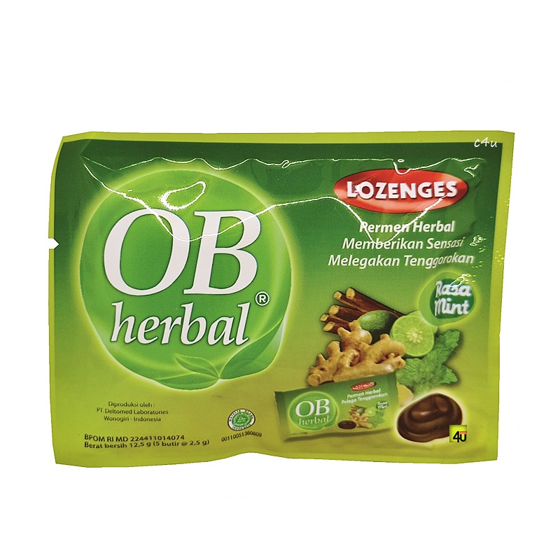 OB Herbal Lozenges - Herbal Candy - SACHET contains 5 items | Shopee ...
