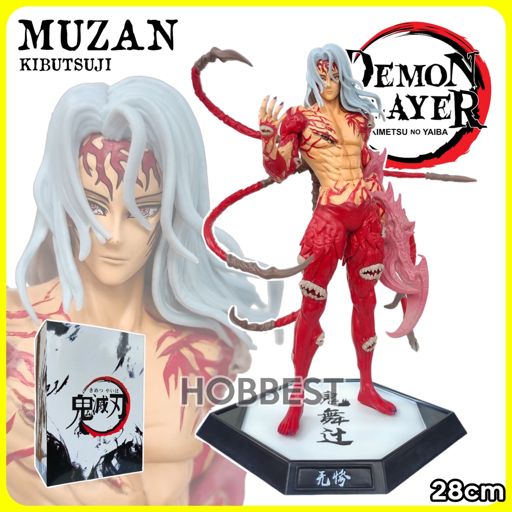 Kimetsu NO YAIBA Action Figure : MUZAN KITITSUJI 28cm Miniature Display ...