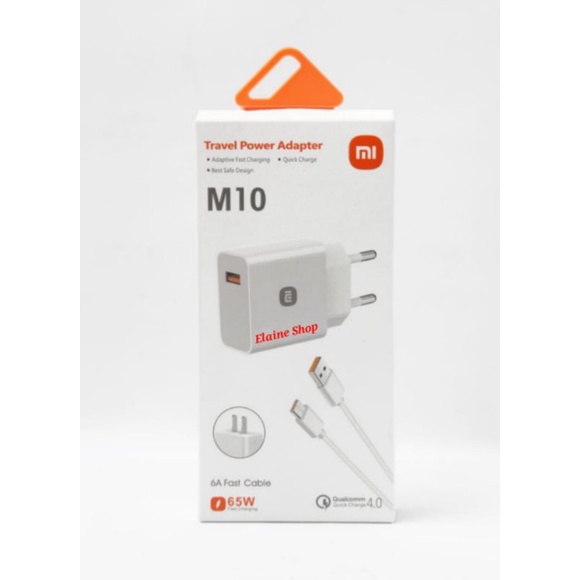 Travel Charger for Redmi 11 65W Fast Charging Cable Type C Original TC ...