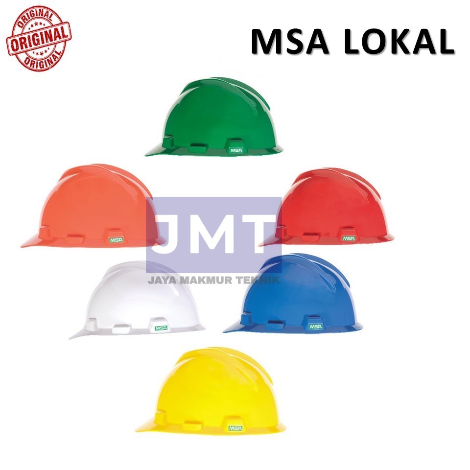 LOKAL Local SNI MSA V-Gard Fastrack or Stazon Project Safety Helmet ...