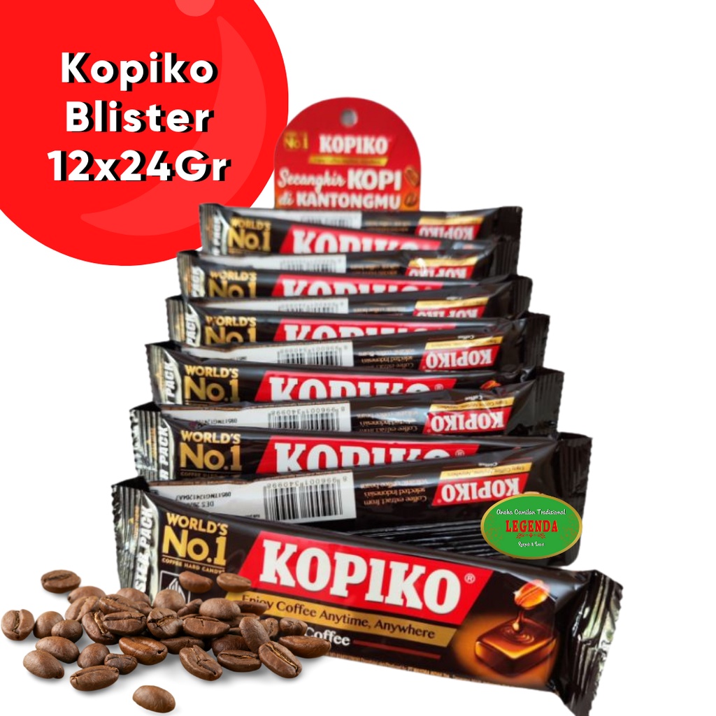 Kopiko Classic Blister Pack contains 12 coffee candy | Shopee Philippines