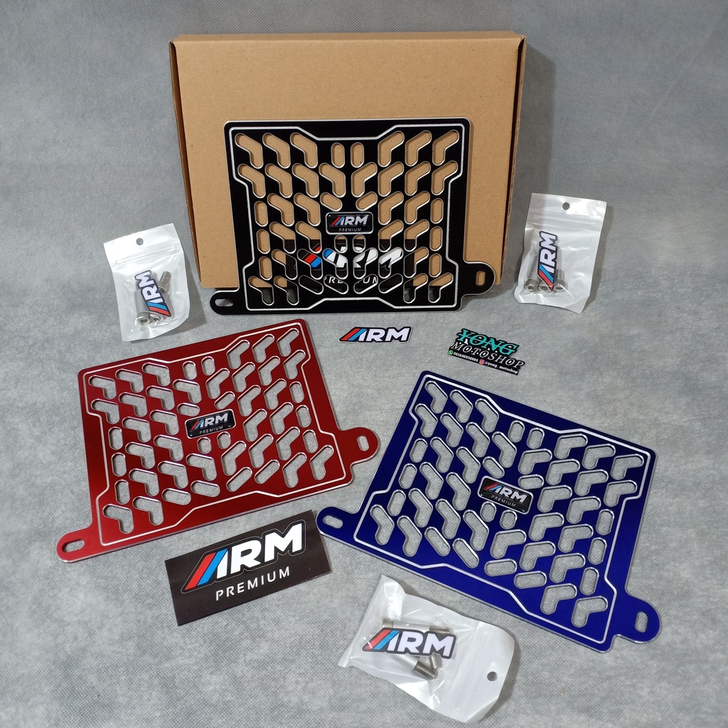 FULL CNC ARM RADIATOR COVER TWO TONE Yamaha Aerox Nmax 155 Lexi PREMIUM ...