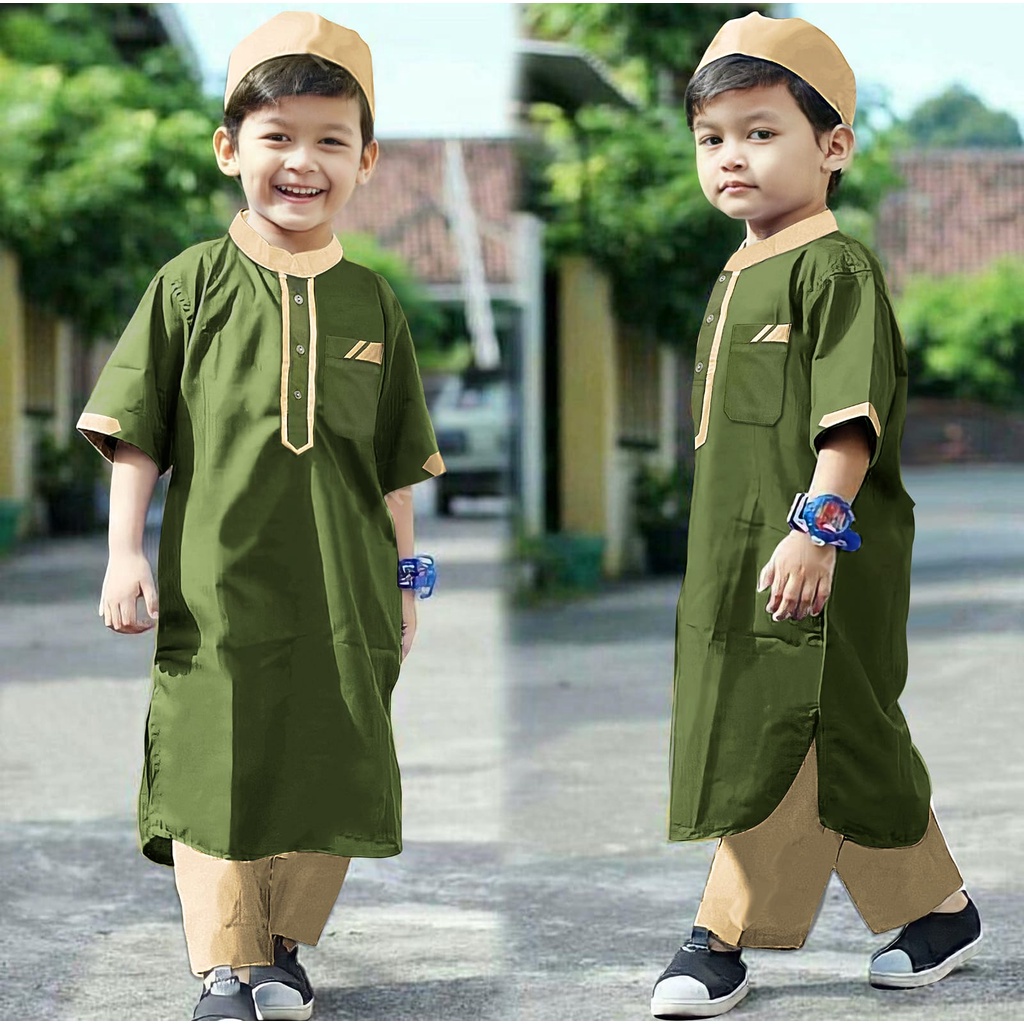 Koko Boys Newest Anwar Batik Model 2023 Bonus Peci/Kurta/Suit Clothes ...