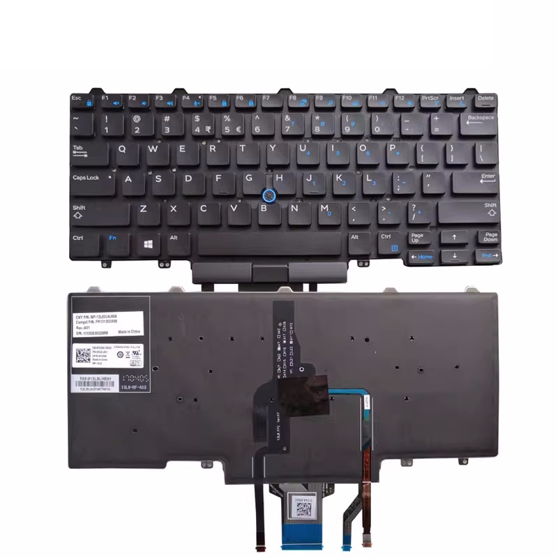 Backlit US English Keyboard for Dell Latitude E7250 E5450 E7470 E7450 ...