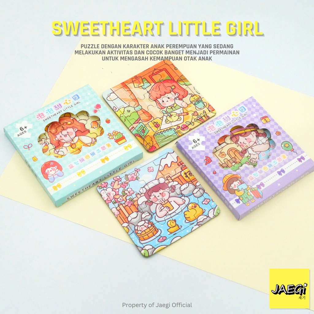 Jaegi - Premium Puzzle Kids Toys Cute Sweetheart Little Girl Edition ...