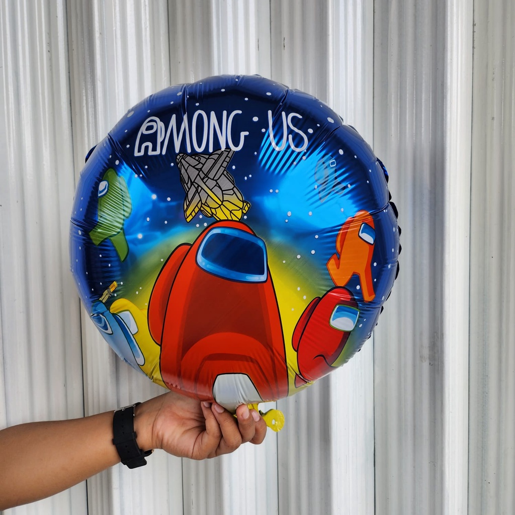 Round Foil Balloon AMONG US | Round AMONG US Balloons | Shopee Philippines