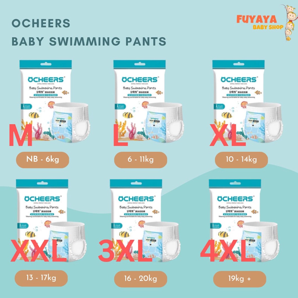 Oceans Baby swim pants / PREMIUM swimming diapers / Ocheers Leak-Proof ...