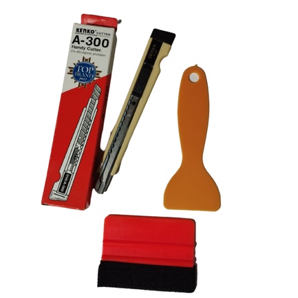 Motorbike sticker installation tool/scotlet sticker installation tool ...