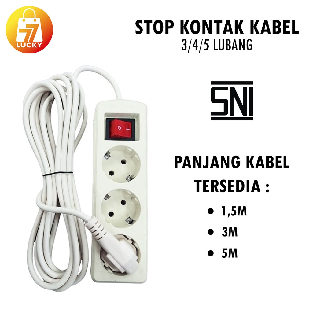 Pom Socket 3 Hole Electrical Extender Additional Extender Port SNI ...