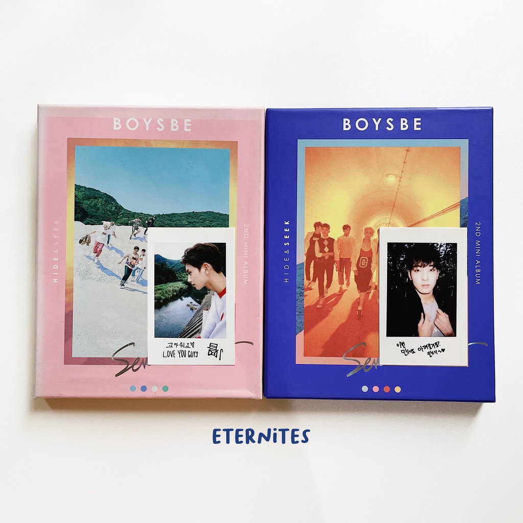 Seventeen - Boys Be Album Only Full Set PC Photocard Poster (Hide & Seek Ver. Wonwoo Joshua ...