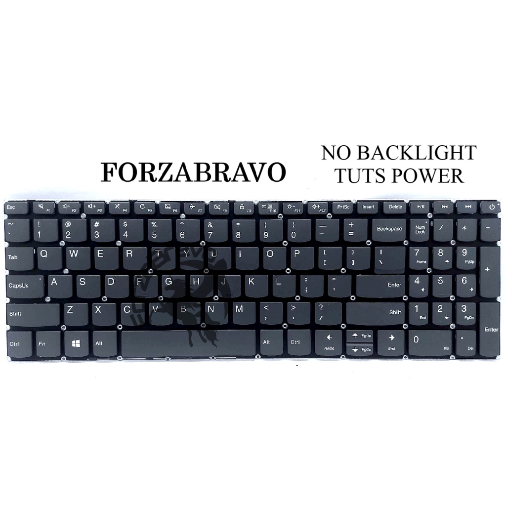 LENOVO IDEAPAD KEYBOARD 330-15ISK 330-15IAP 330-15IKB 330-15ABR ON OFF ...