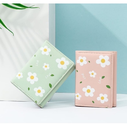 Smartshop688 Women's mini folding wallet with floral motif, imported ...