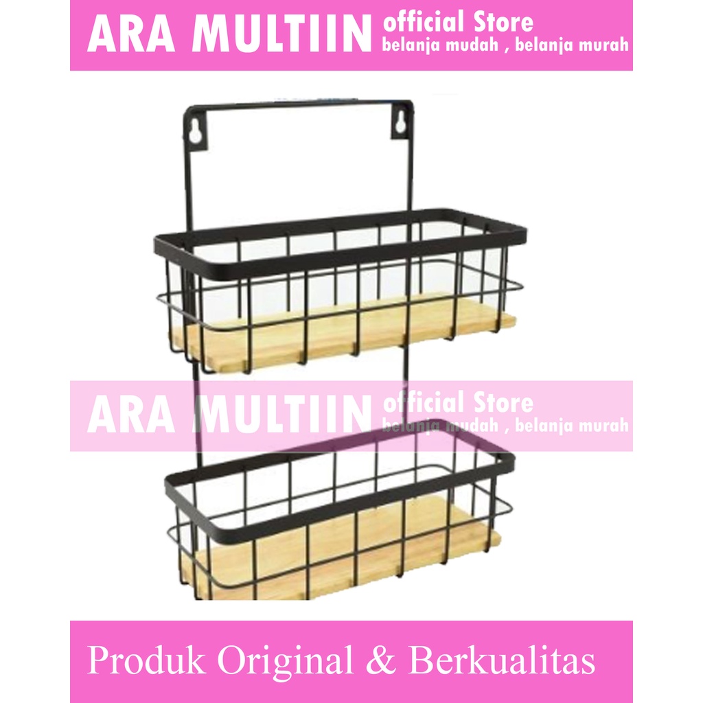 Informa Romy 2-story Hanging Kitchen Shelf - Chocolate | Shopee Philippines