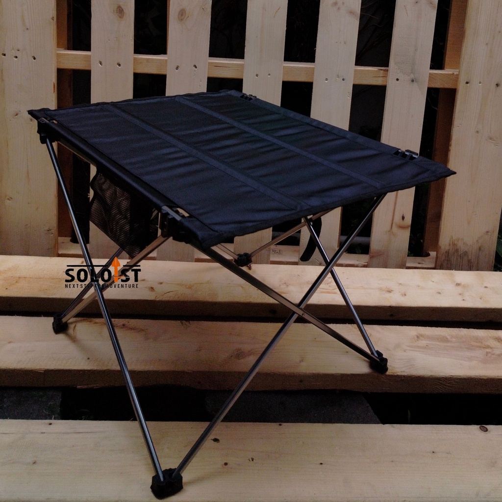 Stainless folding table, portable folding table, folding camping table ...