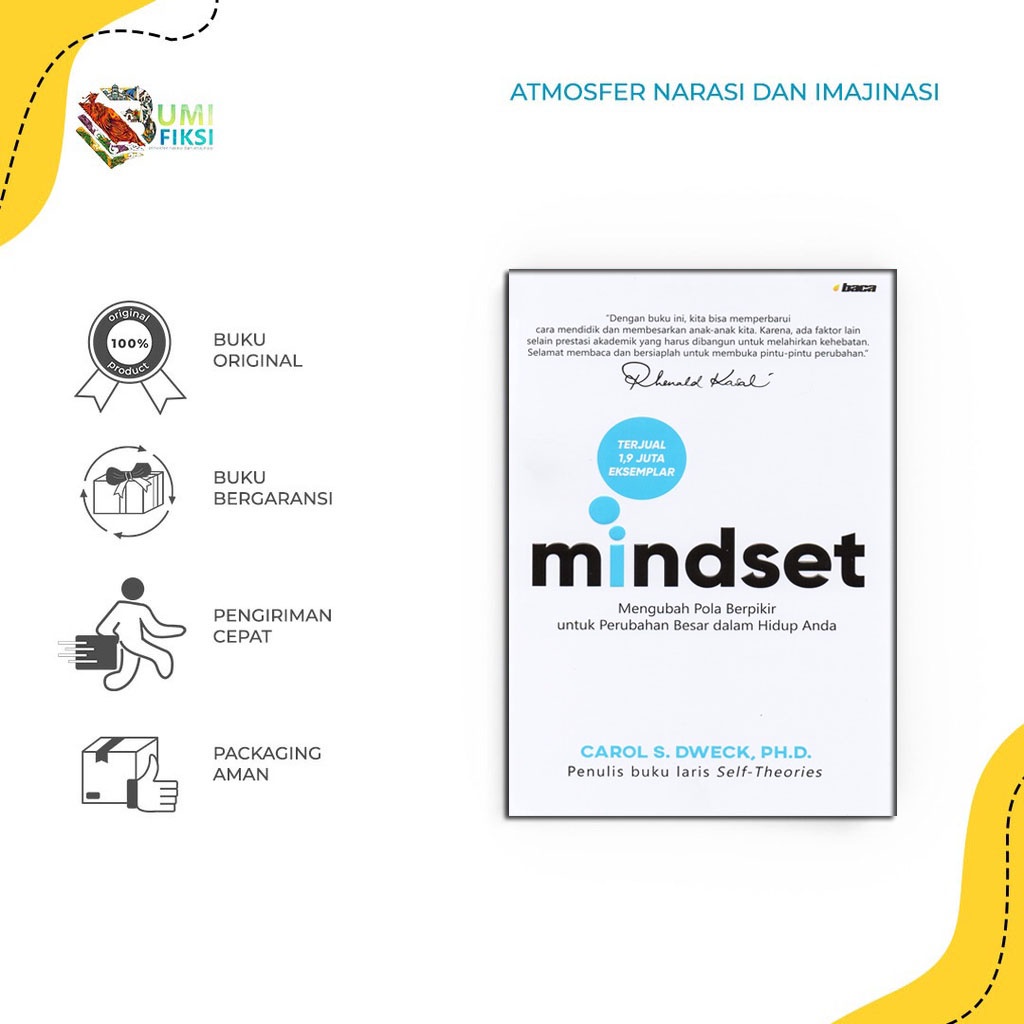 Self Development Books - Mindset - Carol S. Dweck, Ph.d.- Read - Bumifiction | Shopee Philippines