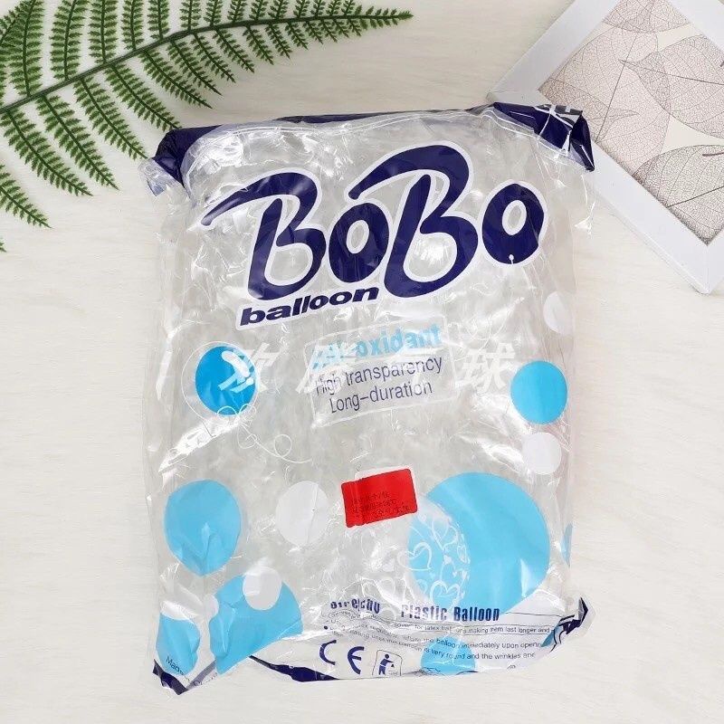 Bobo blue pvc balloons 18 inch stretchy/transparent balloons/plastic ...