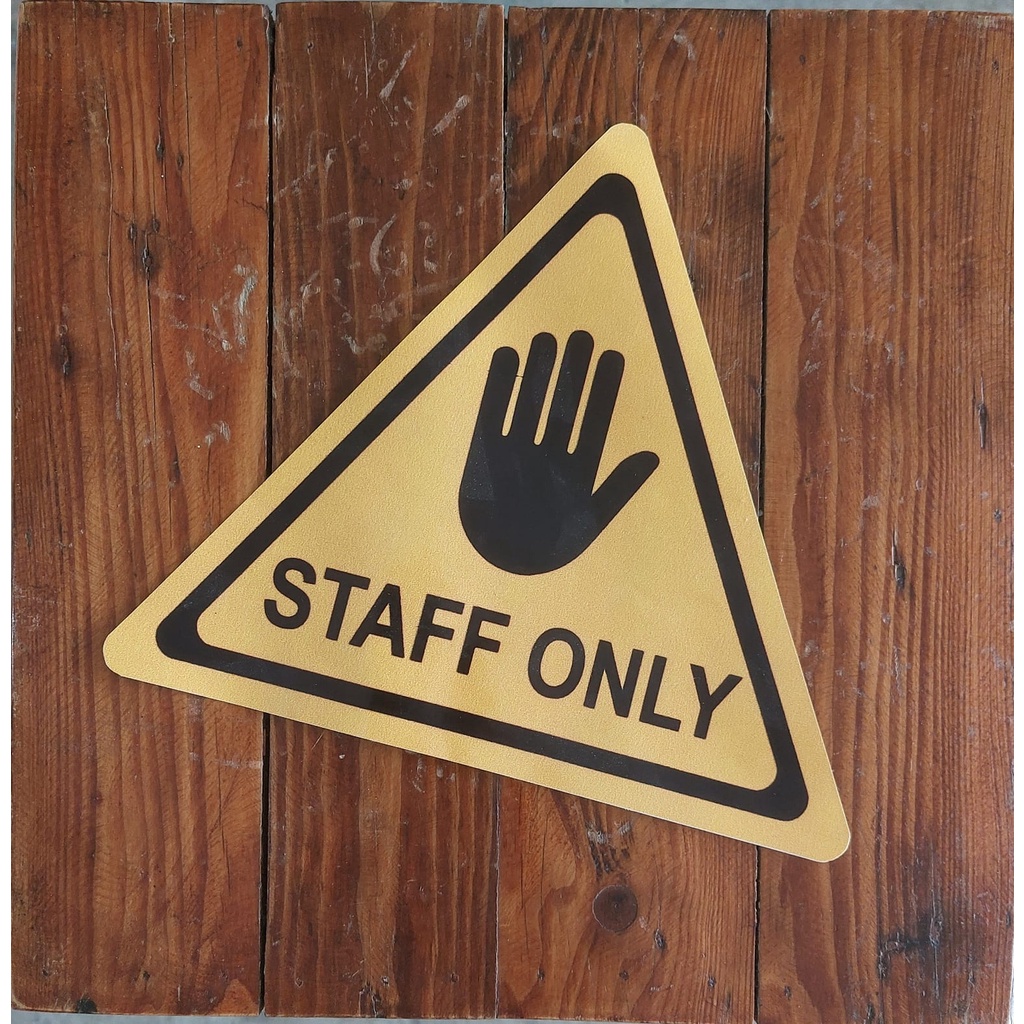 Triangle Sticker No Entry Sign | Shopee Philippines