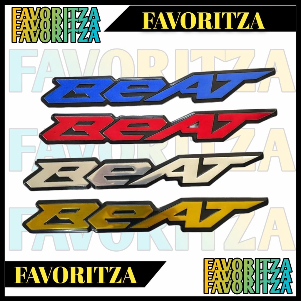 Sticker Embossed BEAT LOGO/BEAT EMBLEM The Price Of 1 SET Left And ...