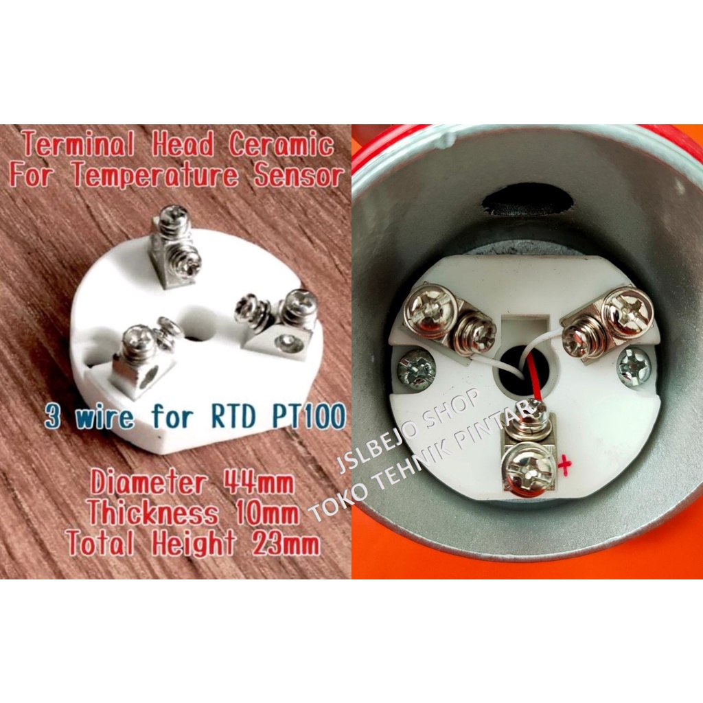 Rtd PT100 SENSOR Ceramic HEAD TERMINAL 3 Ceramic Connecting TERMINAL ...
