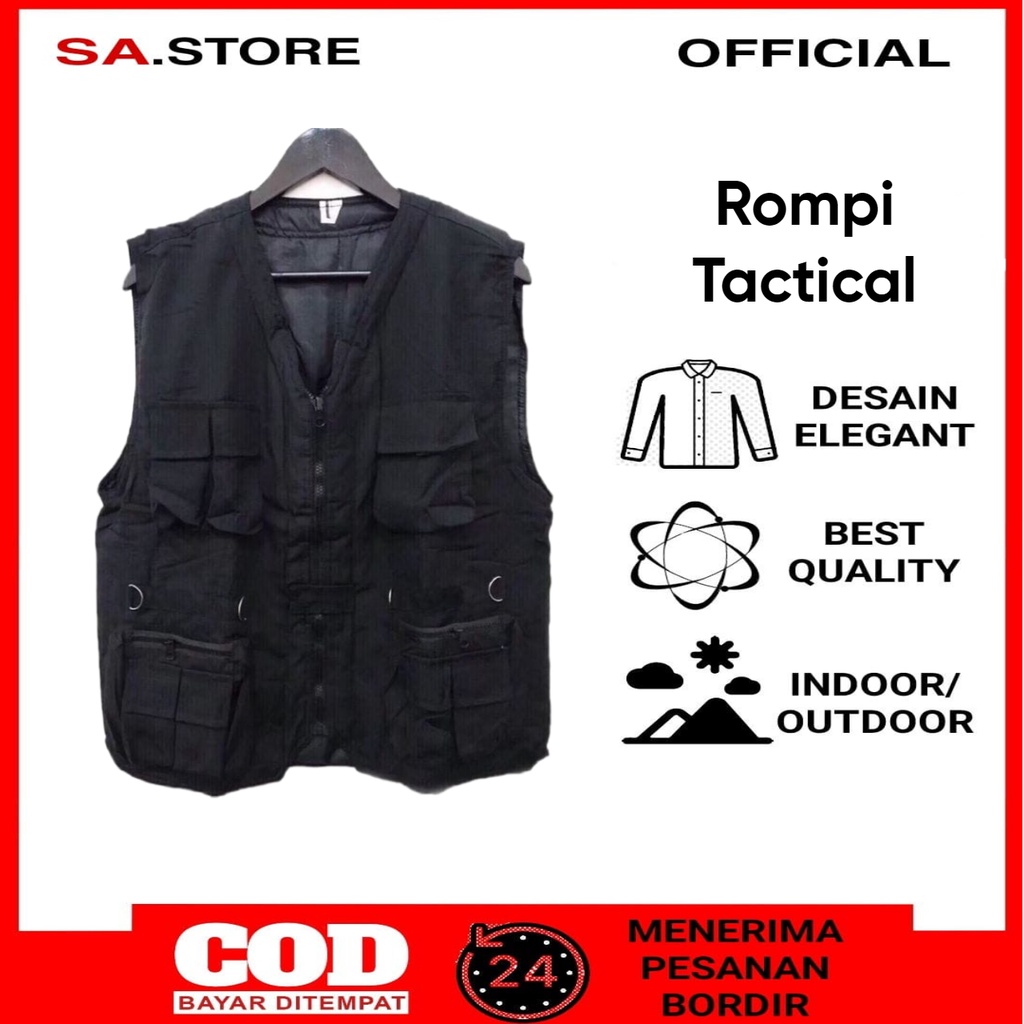 Multifunctional OUTDOOR TACTICAL VEST Multi Pocket CARGO VEST/VEST ...