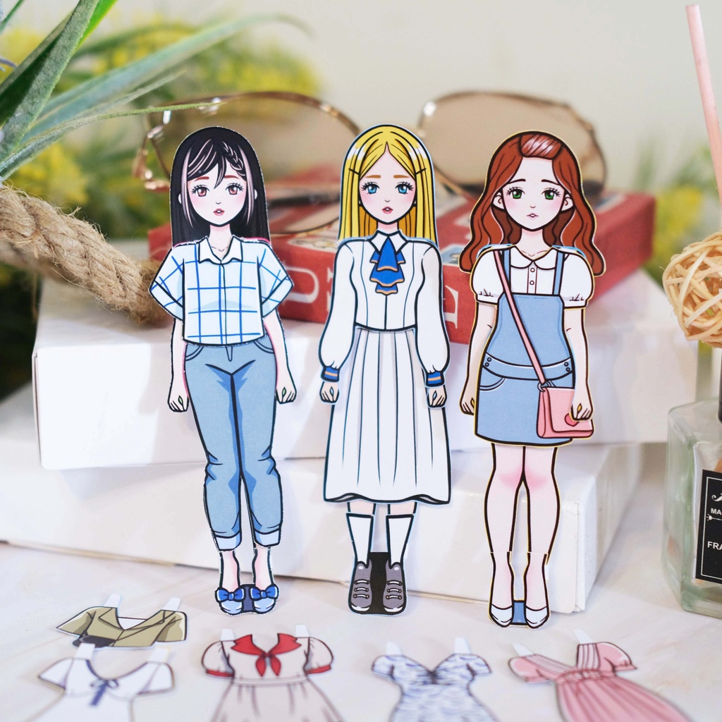 Littleredlady - "KOREAN GIRL Doll" series (bepean, Paper Doll ...