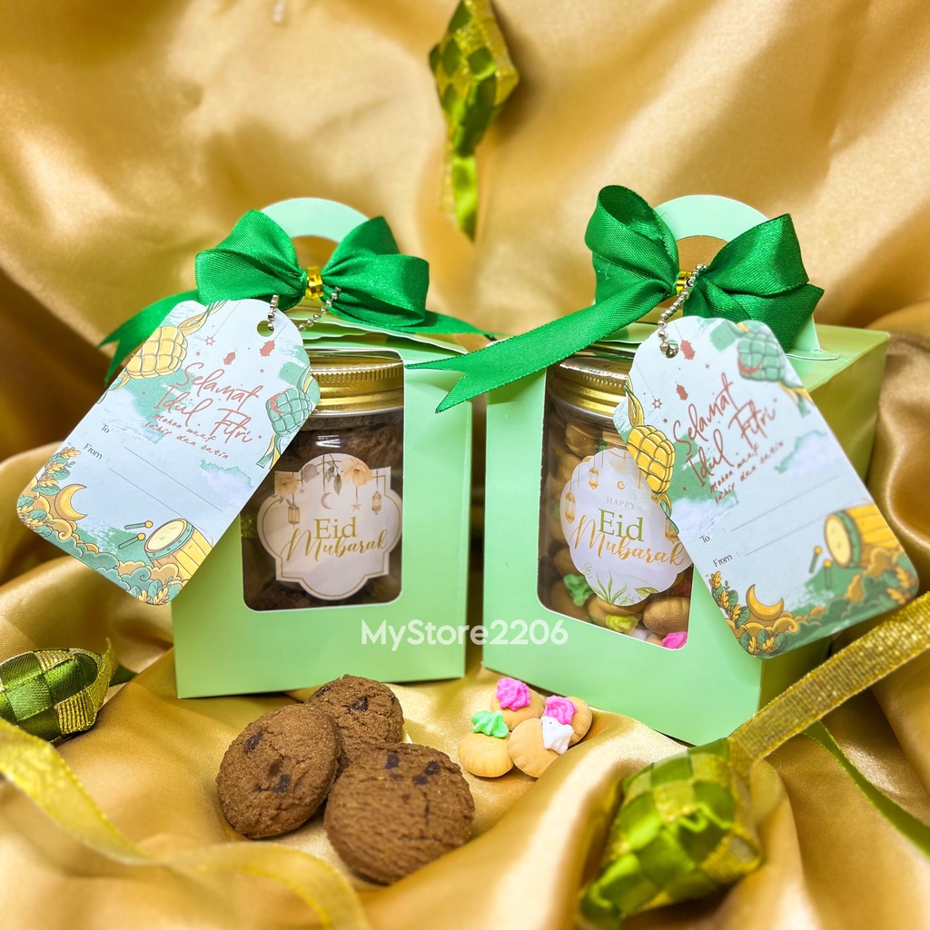 Hampers Parcel Lebaran Cookies Cookies Choco Chips, Gem Rose, And Date ...