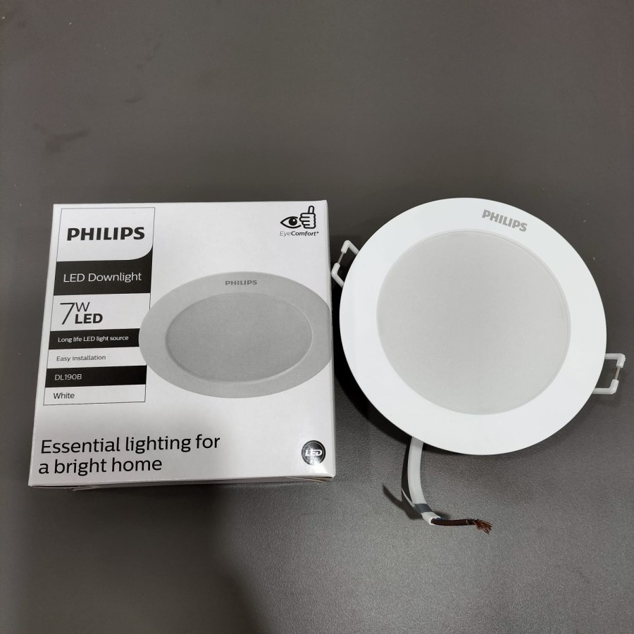 Philips Downlight ERIDANI 100 7W 65K WH Recessed LED | Shopee Philippines