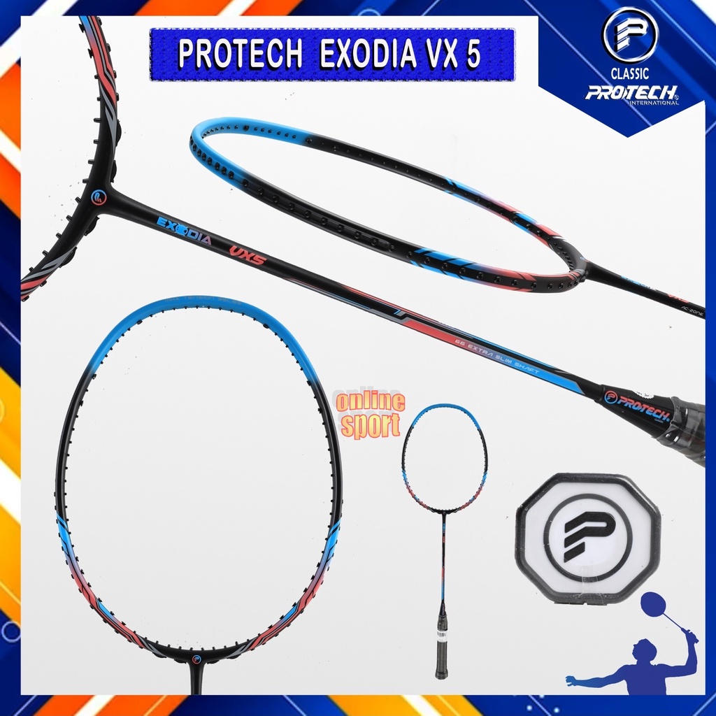 PROTECH Exodia VX 5 / 6 / 7 / 8 / 9 Badminton Racket | Shopee Philippines