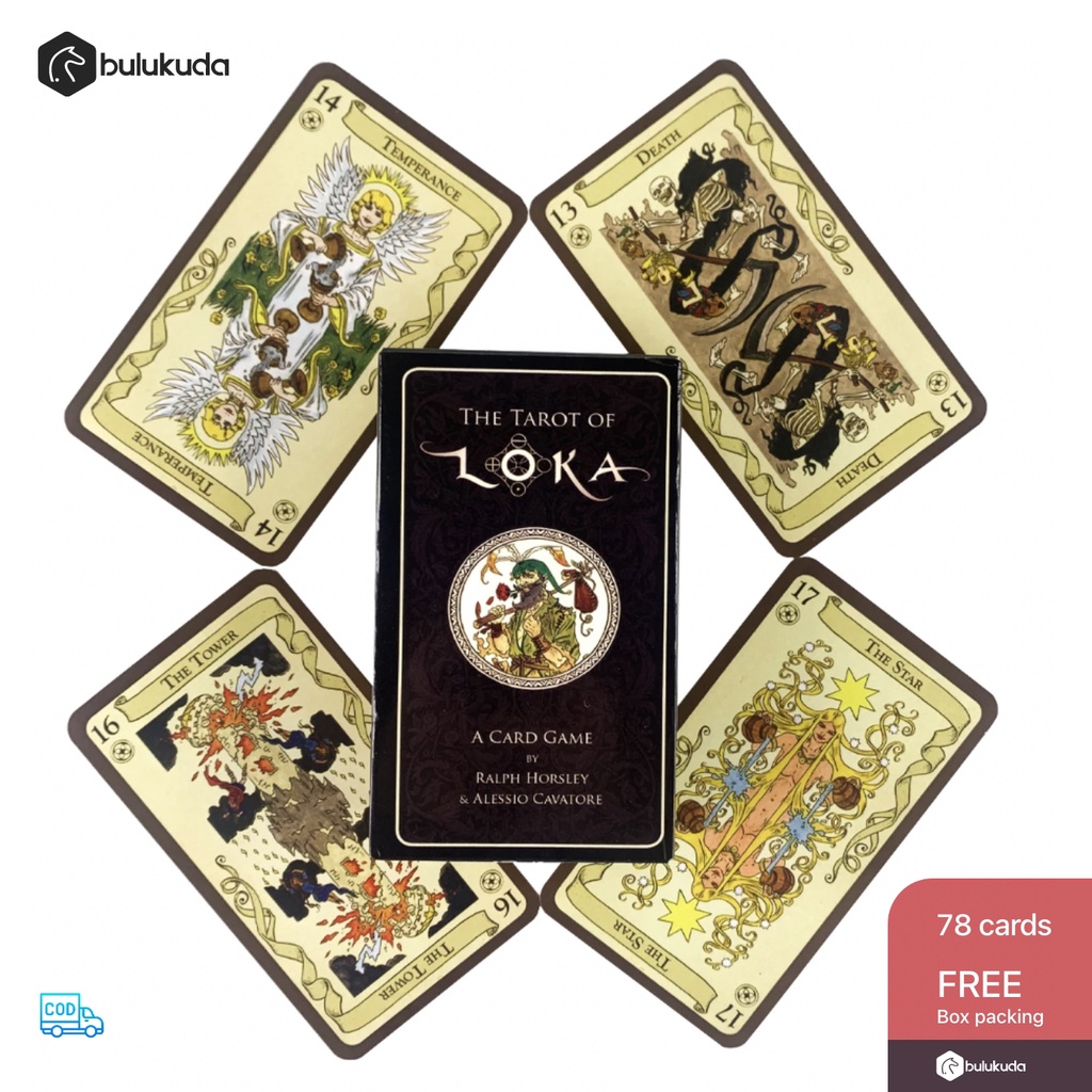 The Loka Tarot 78 Cards Deck PDF Instruction in English | Shopee ...