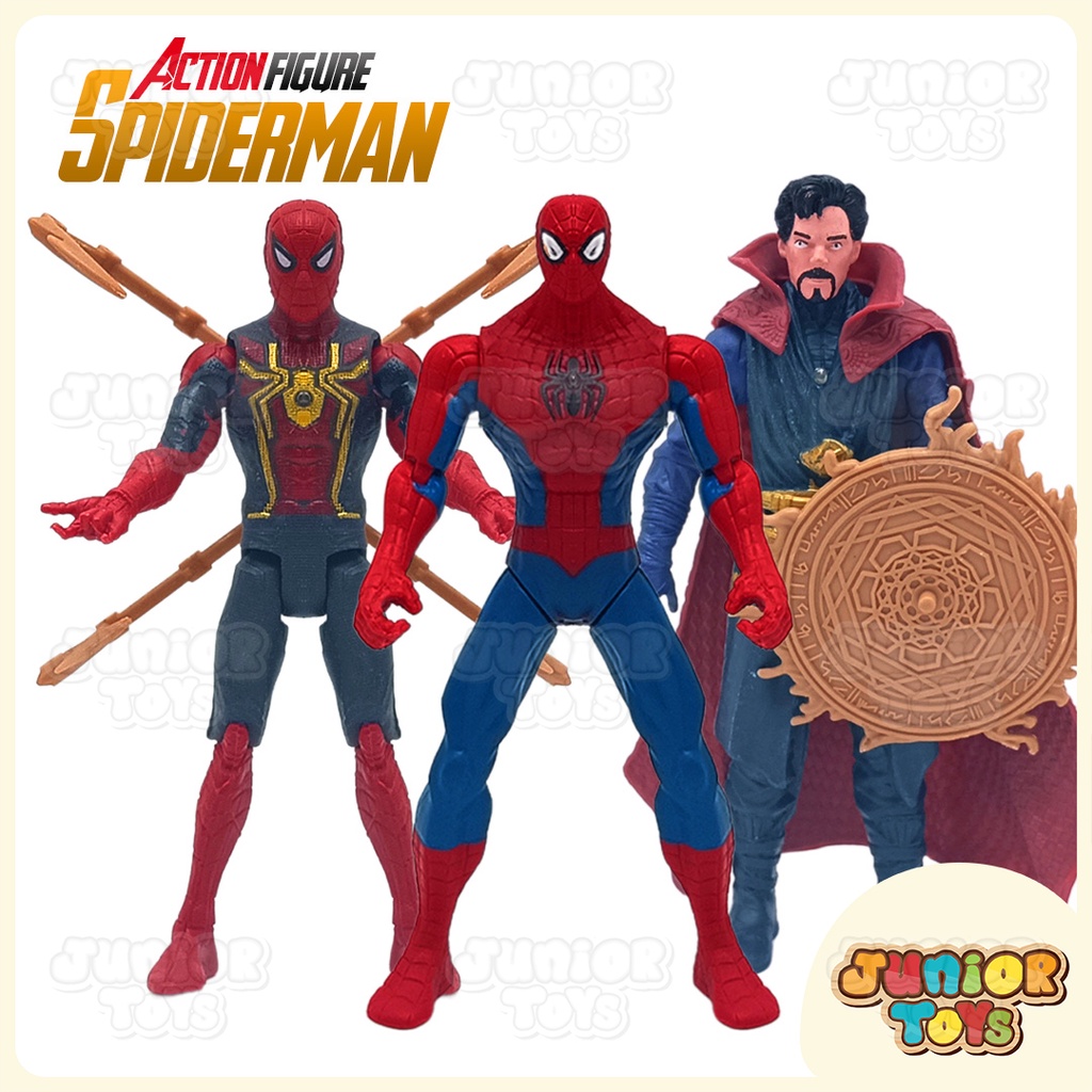 Avengers Super Hero Robot Toy Dr Strange Iron Spider Spiderman Robot ...