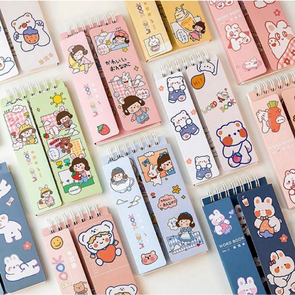 7s Wordbook Long Ring Notepad Spiral Study Book Long Ring Notebook ...