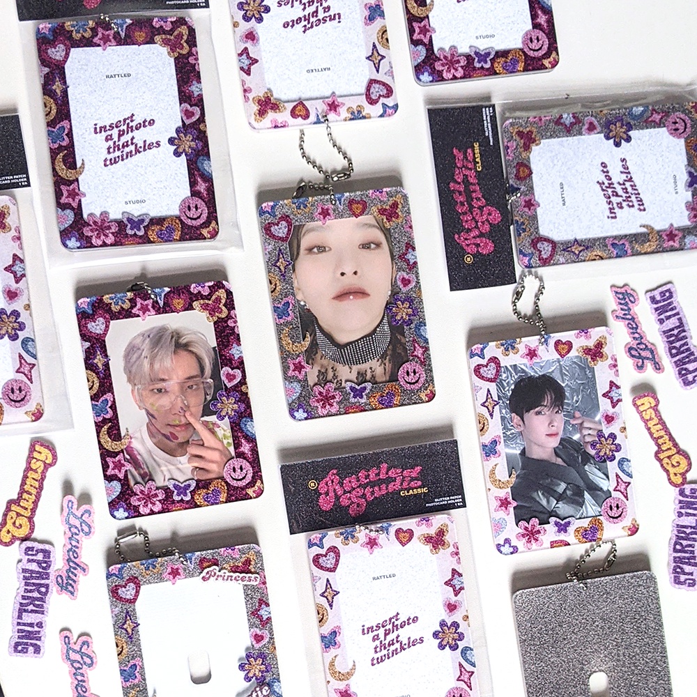 GANTUNGAN GLITTER PATCH PHOTOCARD HOLDER by Rattled Studio | PC ...